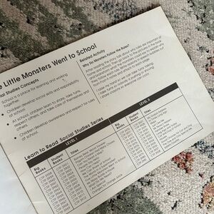 Other | Vintage Large Childrens Book Five Little Monsters Went To ...